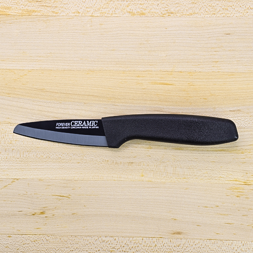 Black Paring Knife w/ Sheath – Ceramic Scissor Company